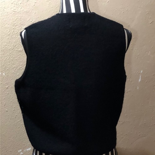 Ice 100% Scandi Preppy Classic Studious Edgy Wool Sequin Black Zipper ...