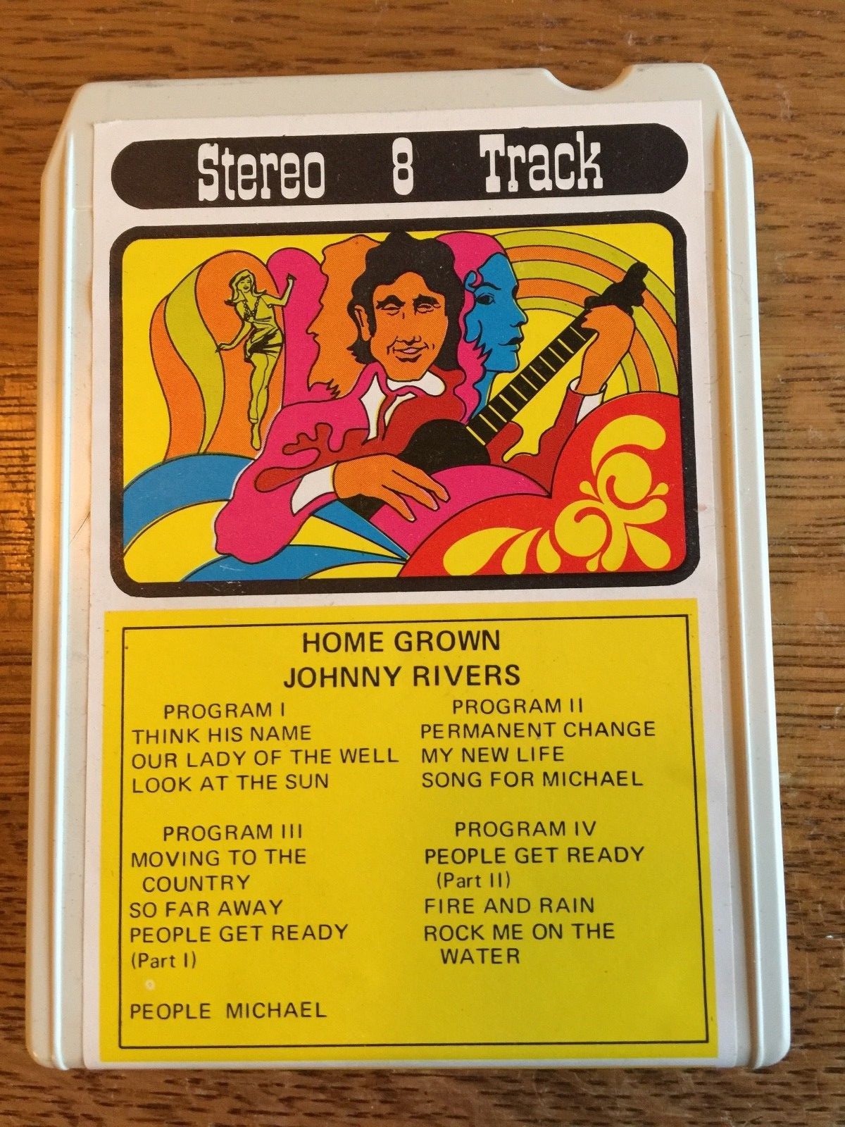 Vintage - Johnny Rivers - "Home Grown" - 8 track tape (unusual release ...