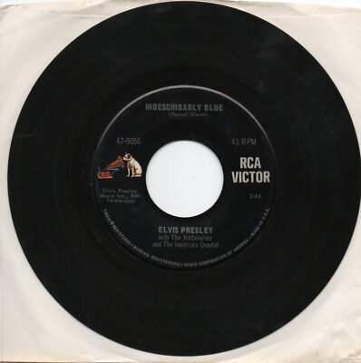 Elvis Presley Indescribably Blue Original RCA 45 | eBay