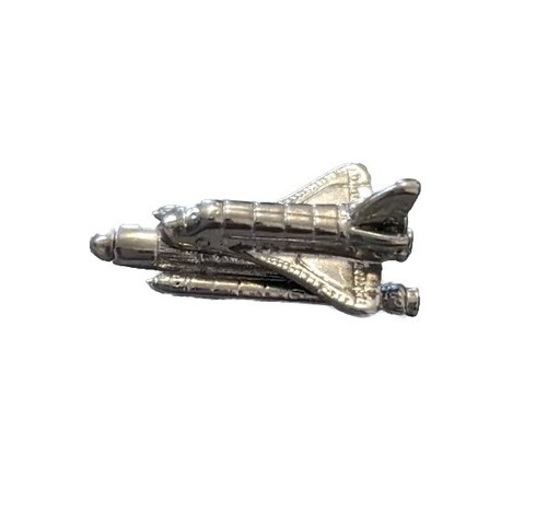 Silver Color NASA Space Shuttle Pin - Astronaut - Tie Tack Lapel Pin | eBay