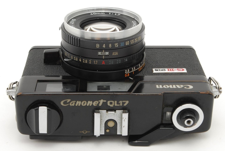READ[NEAR MINT] Canon Canonet QL17 GIII Black 35mm Rangefinder Film ...