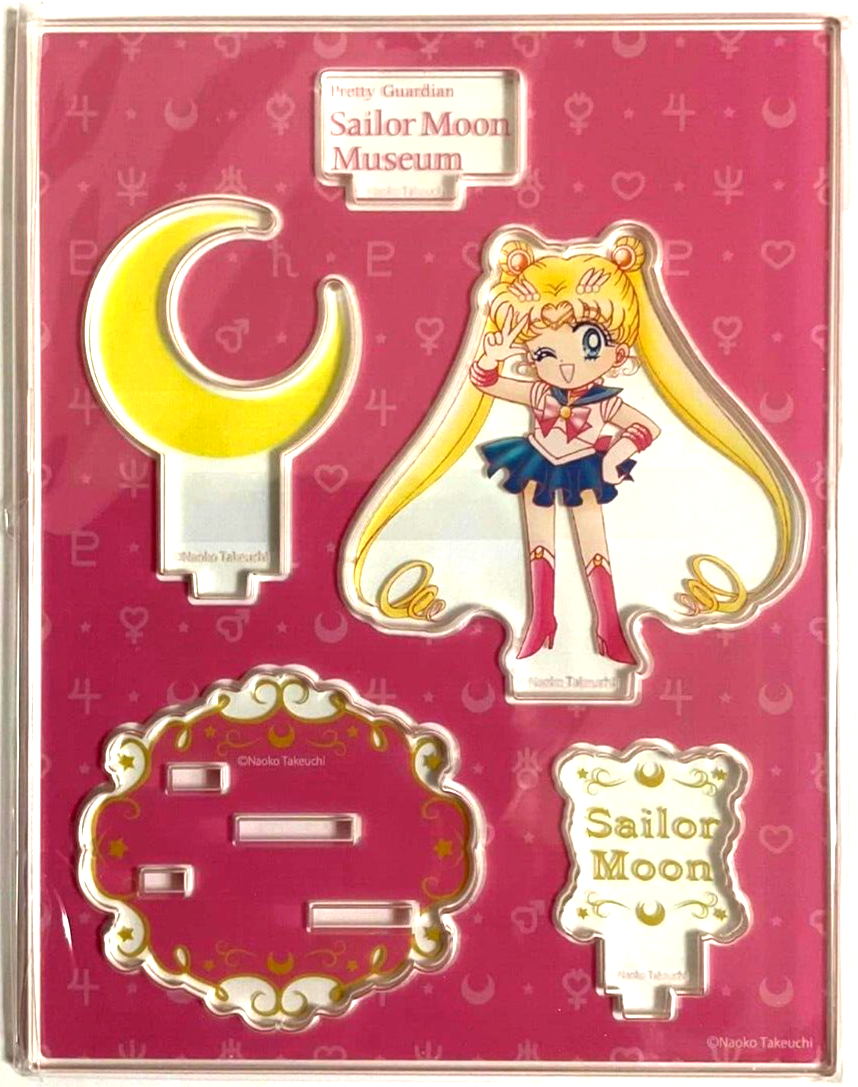 Sailor Moon Museum Acrylic Stand Figure Usagi Tsukino Moon Takeuchi ...