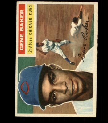 1956 GENE BAKER TOPPS #142 CUBS EX *R1577 | eBay