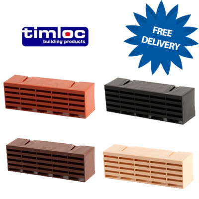 Air Bricks Vent 9" x 3" brick Grille Wall AirBrick / Colour & Pack Size ...