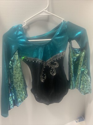 Balera Dance Leotard Child 7/8 Ic Dragon Or Fish Costume | eBay