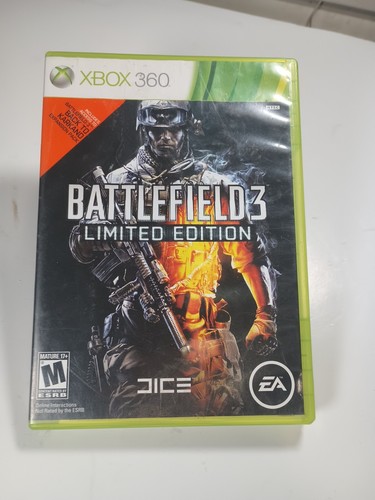 Battlefield 3 Limited Edition Xbox 360 Both Disks & Case Cib | eBay