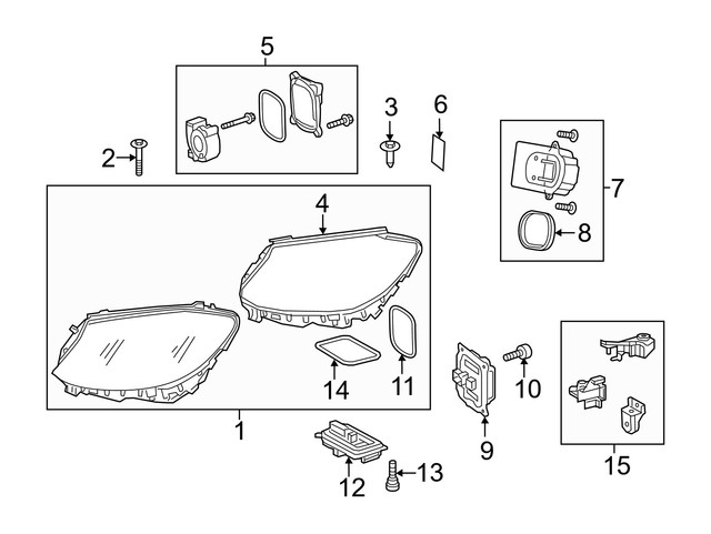 Mercedes-Benz 2058260291 Genuine OEM Headlamp ASSY Gasket for sale ...