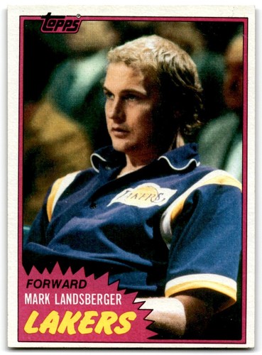 1981-82 Topps Mark Landsberger Los Angeles Lakers #W78 | eBay