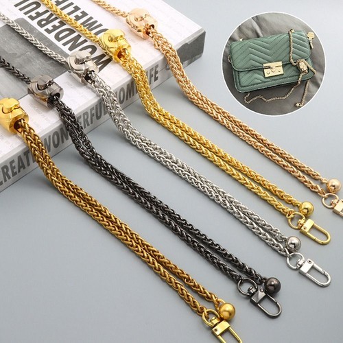 Golden Silvery Metal Bag Chains Adjustable Purse Chain Belt | eBay ...