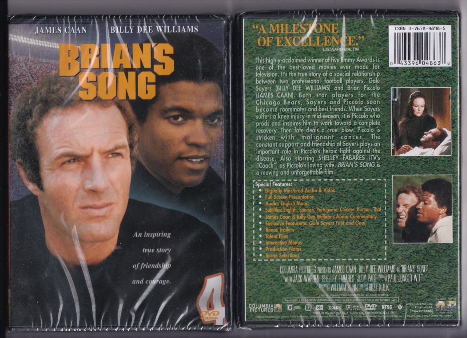 Brian's Song DVD 1971 James Caan Billy Dee Williams BRAND NEW SEALED | eBay