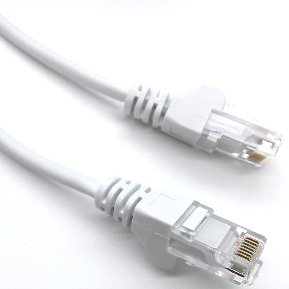 RJ45 Ethernet Patch Lead Cat5e Network LAN Cable Fast Internet 0.25m ...