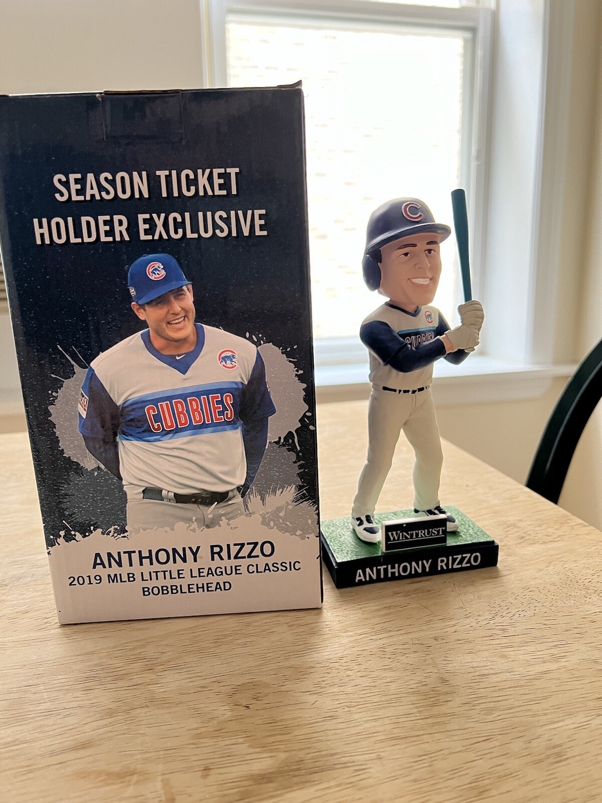 Chicago Cubs Anthony Rizzo 2019 MLB Little League Classic Bobblehead ...