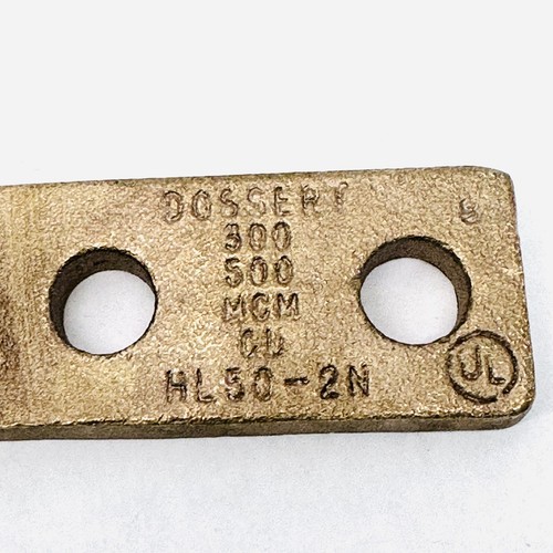 ILSCO MECHANICAL LUG HL50-2N 2 HOLE 300-500 KCMIL BRONZE for sale ...