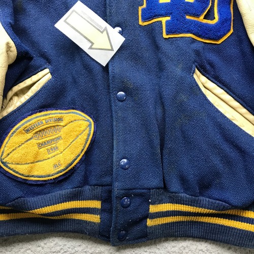 Vintage 1988 Varsity Letterman SLC Leather Varsity Jacket Men's 2XL ...