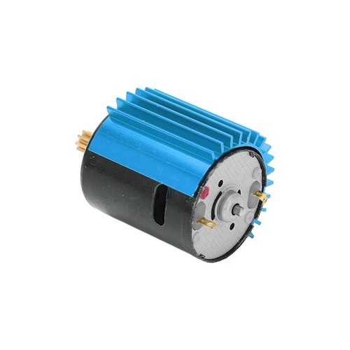 (Blue)2 Speed Gearbox 370 Metal Gear Brushed Motor With Heat Sink For ...