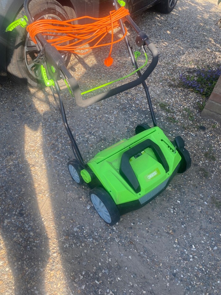 Draper 97922 GLAS1800D 230V Lawn Aerator/Scarifier (380mm) 1800 - ONLY ...