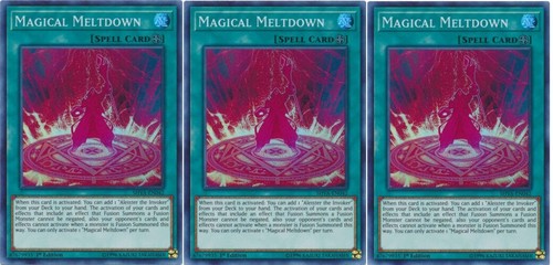 3X MAGICAL MELTDOWN 3X *** PLAYSET SUPER RARE (MINT/NM) SHVA-EN042 ...