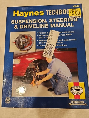 Haynes Techbook Suspension, Steering & Driveline Manual #10345 Foreign ...