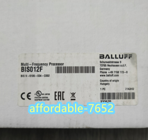 BIS012F BIS V-6106-034-C002 module balluff New By DHL or Fedex Fast ...
