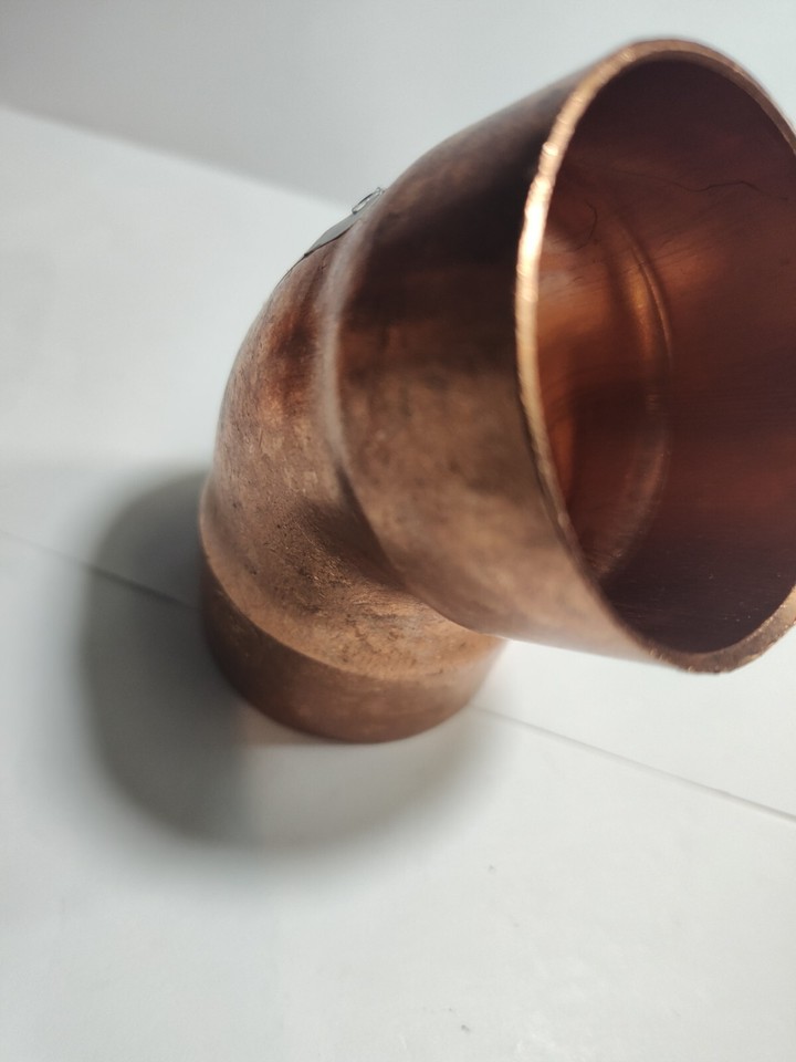 Streamline W 07422 2" Nom C Copper 45 Degree Dwv Elbow LOT Of 4 | eBay