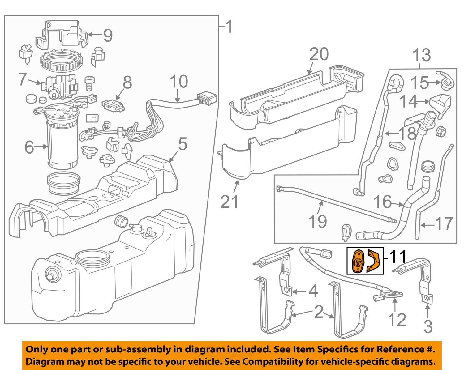 GM OEM 11-23 Sierra 2500 HD Emission Components-Injector 12647372 | eBay