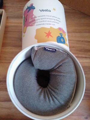 Vesta Loop Spiral Travel Neck Pillow for infinite comfort on-the-go ...