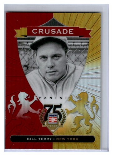 Bill Terry #69/75 2015 Panini Crusade Baseball Card Yankees | eBay