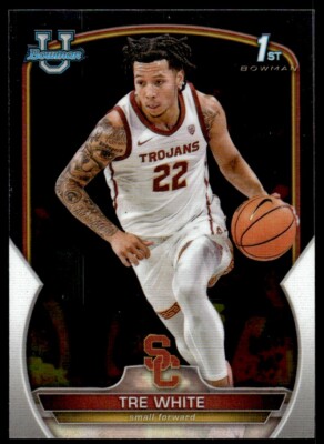 2022-23 Bowman Chrome University Tre White 1 USC Trojans #32 | eBay