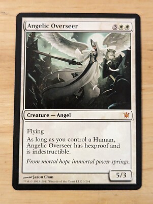 Magic the Gathering MTG Angelic Overseer Innistrad 3/264 Regular Mythic ...