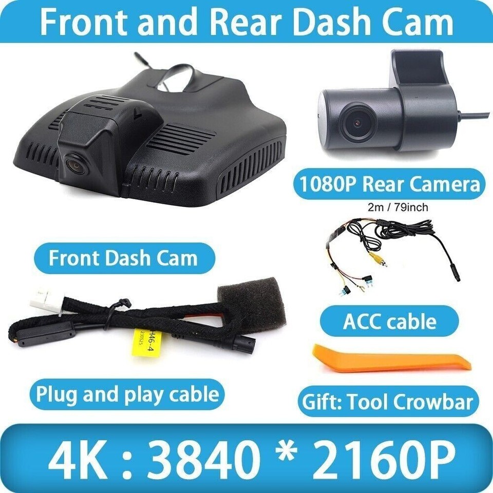 4K Wifi DVR Dash Cam Camera for Mercedes Benz MB E Class W213 S213 GLC ...