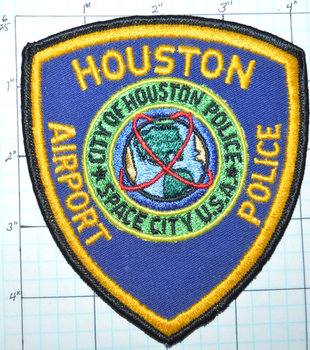 TEXAS, HOUSTON VINTAGE AIRPORT POLICE DEPT PATCH | eBay