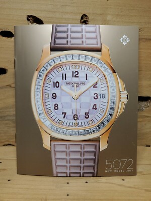 2017 Patek Philippe Aquanaut (5072R-001) Brochure Booklet U418 | eBay