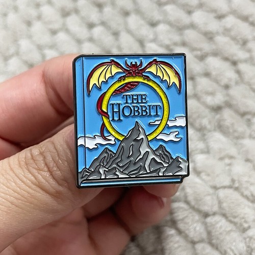 THE HOBBIT Metal Enamel Lapel Pin Badge JRR Tolkien Bilbo Baggins Lord ...
