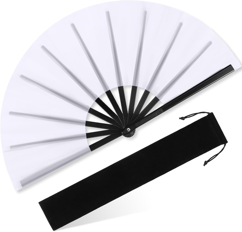 Large Folding Fans for Line Dancing Big Chinese Foldable Silk Clack ...