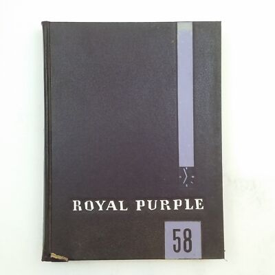 YEARBOOK 1958 Royal Purple Kansas State College Manhattan Kansas | eBay