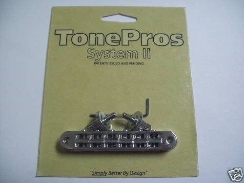 NEW - Tone Pros TP6-N Standard Nashville Tunematic Bridge, NICKEL | eBay