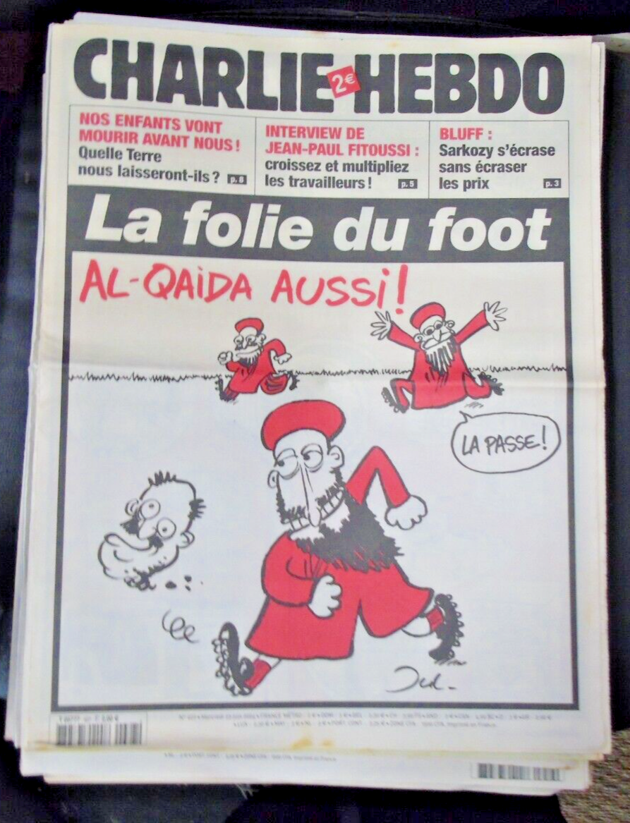 Charlie Hebdo N° 627 23 juin 2004 caricature Luz Riss Charb Cabu Foot ...