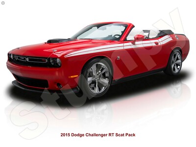 2015 Dodge Challenger RT Scat Pack Metal Sign 9" x 12" or 12" x 16" | eBay