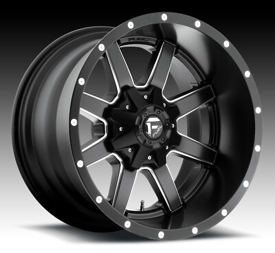 Fuel 20x9 D538 Maverick Wheel Matte Black Milled 8x180 PCD +1mm Offset ...