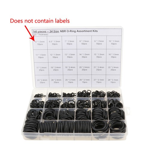 Assortment Kit Rubber Sealed O Rings For Car A/C Air Conditioning ...