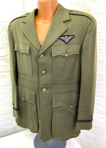 WWII US Navy Named Pilots Aviation Green Dress Jacket | eBay