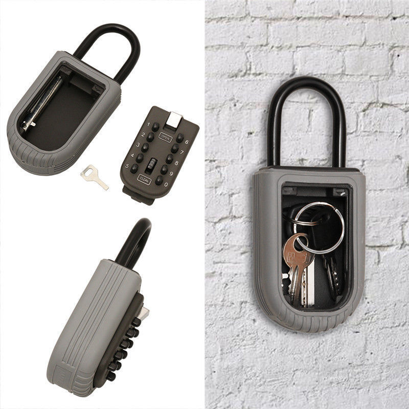 Combination Lock Key Safe Storage Box Padlock Security Home Outdoor | eBay
