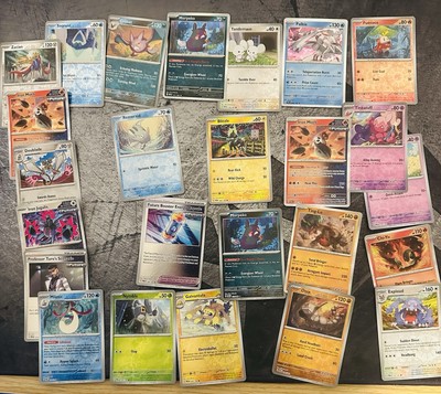 50 Holo and Reverse Holo Pokemon Cards from various Scarlett and Violet ...