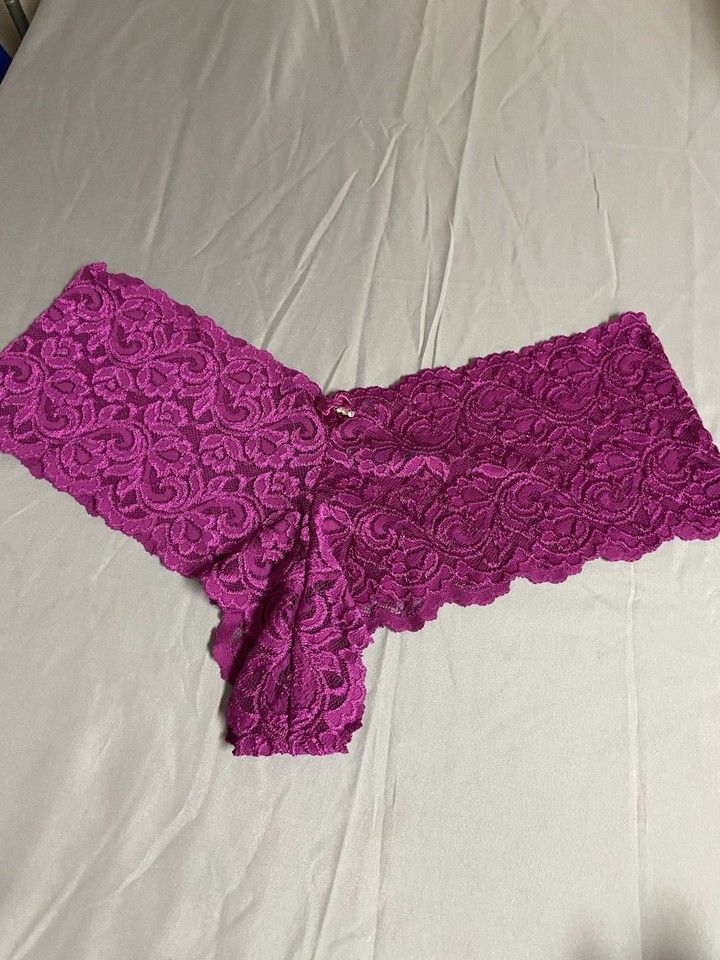 Smart & Sexy Women's Signature Lace Cheeky Panty Fuchsia Size 9 NWOT | eBay
