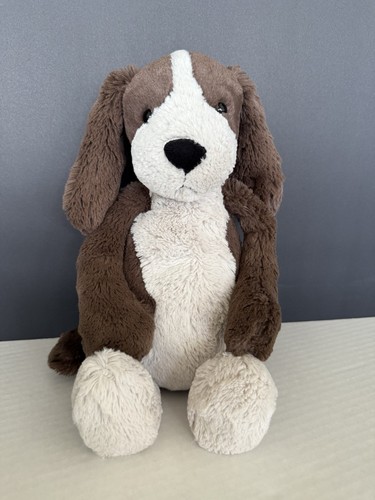 Jellycat Bashful Fudge Puppy Large 16” Plush Stuffed Animal Dog Super ...