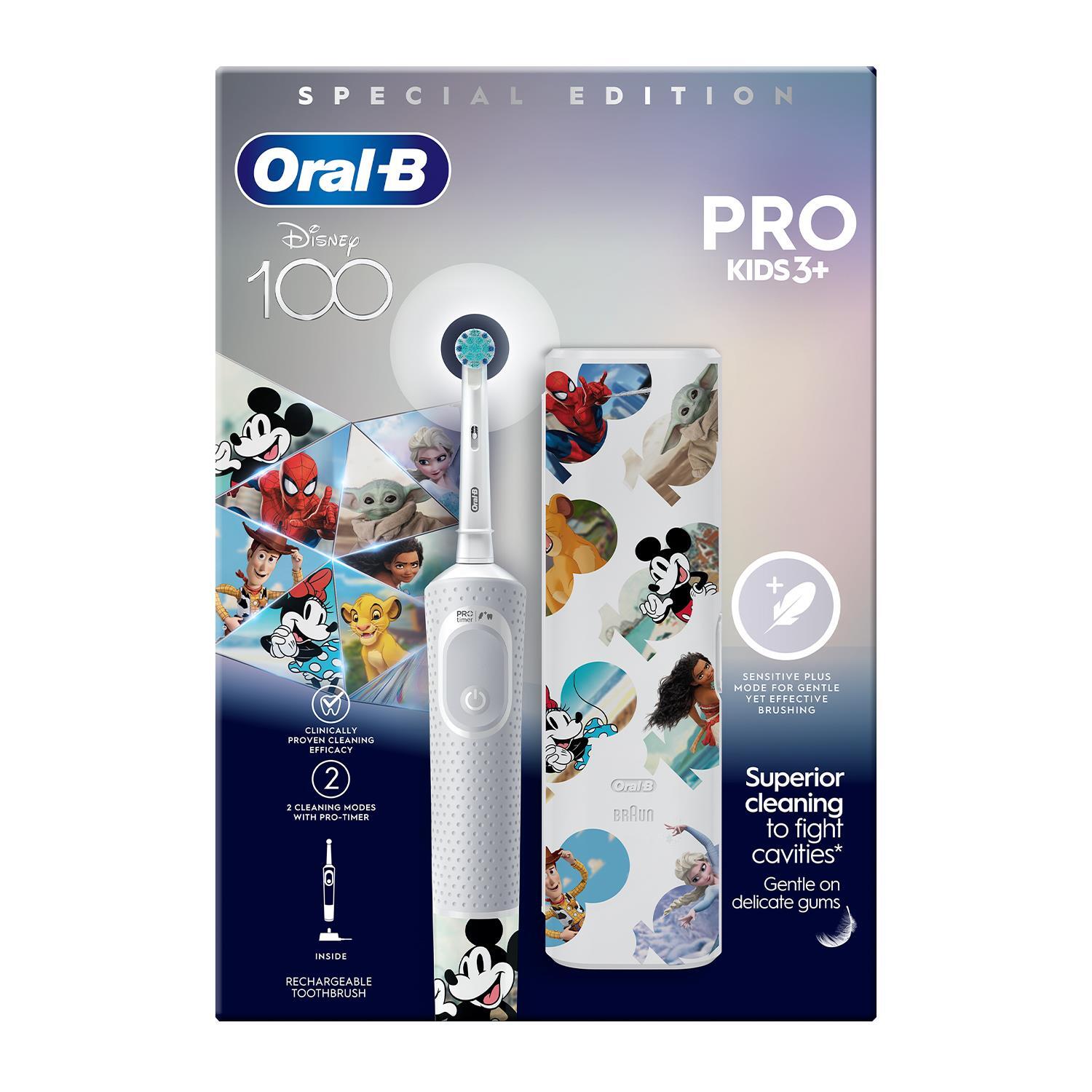 Oral-B Vitality Pro Disney-Themed Electric Toothbrush Gift Set for Kids ...