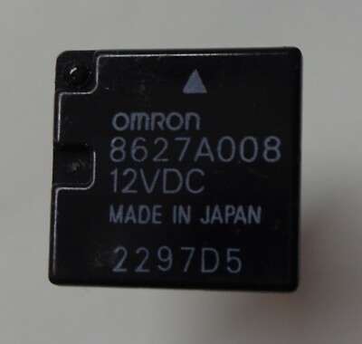 Mitsubishi Omron 8627A008 Relay | Genuine OEM | Black