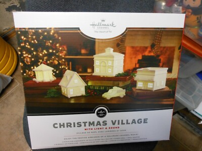 Hallmark Channel "Christmas Village" 2021 Light/Sound Porcelain ...