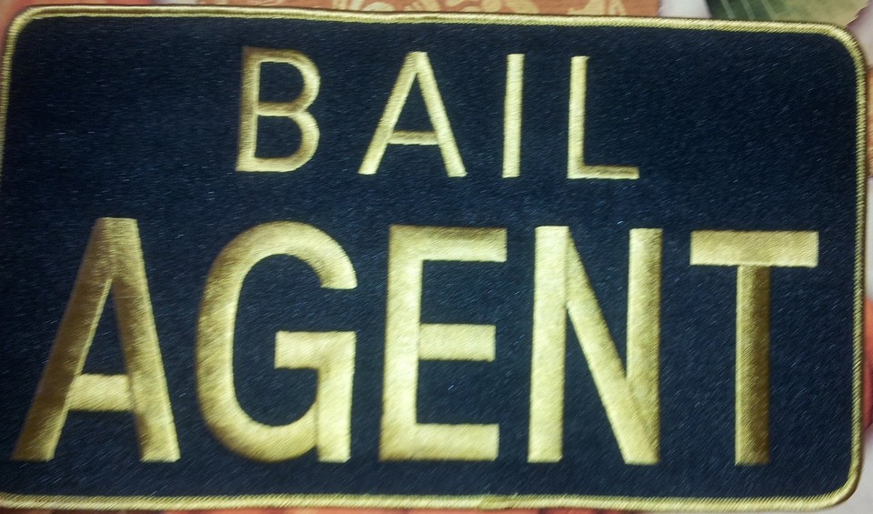 Patch BAIL AGENT 11" X 6" | eBay