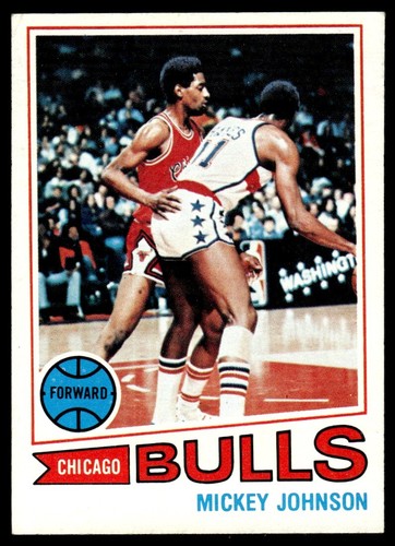 1977-78 Topps Mickey Johnson RC Chicago Bulls #86 | eBay